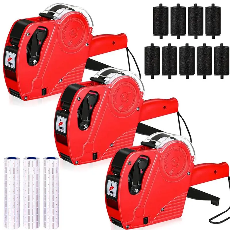 New Arrival 3 Pack 8 Digits Price Tag-Gun Pricing-Gun Label Pricing-Gun ...