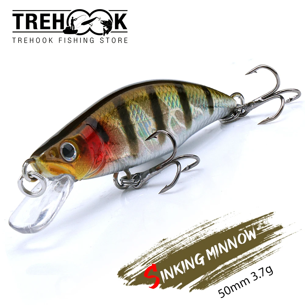 TREHOOK-aparejos-de-pesca-profesionales-se-uelo-Minnow-de-50mm-y-3-5g ...