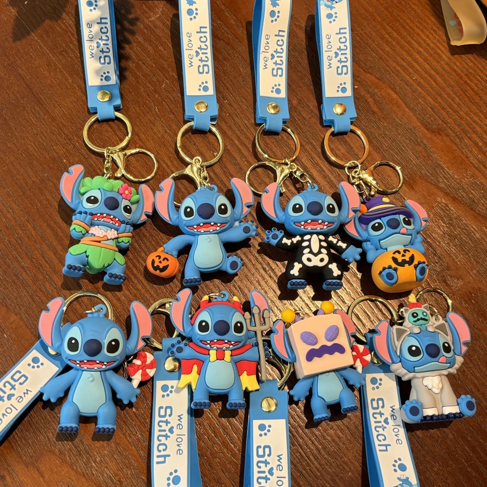 Disney-Stitch-Key-Chain-Anime-Character-Key-Ring-Bag-Pendant-Car ...