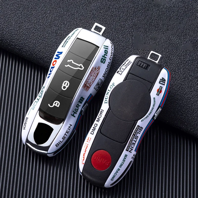 Fashion-ABS-High-Quality-Car-Key-Case-Shell-Cover-Suitable-for-Porsche ...