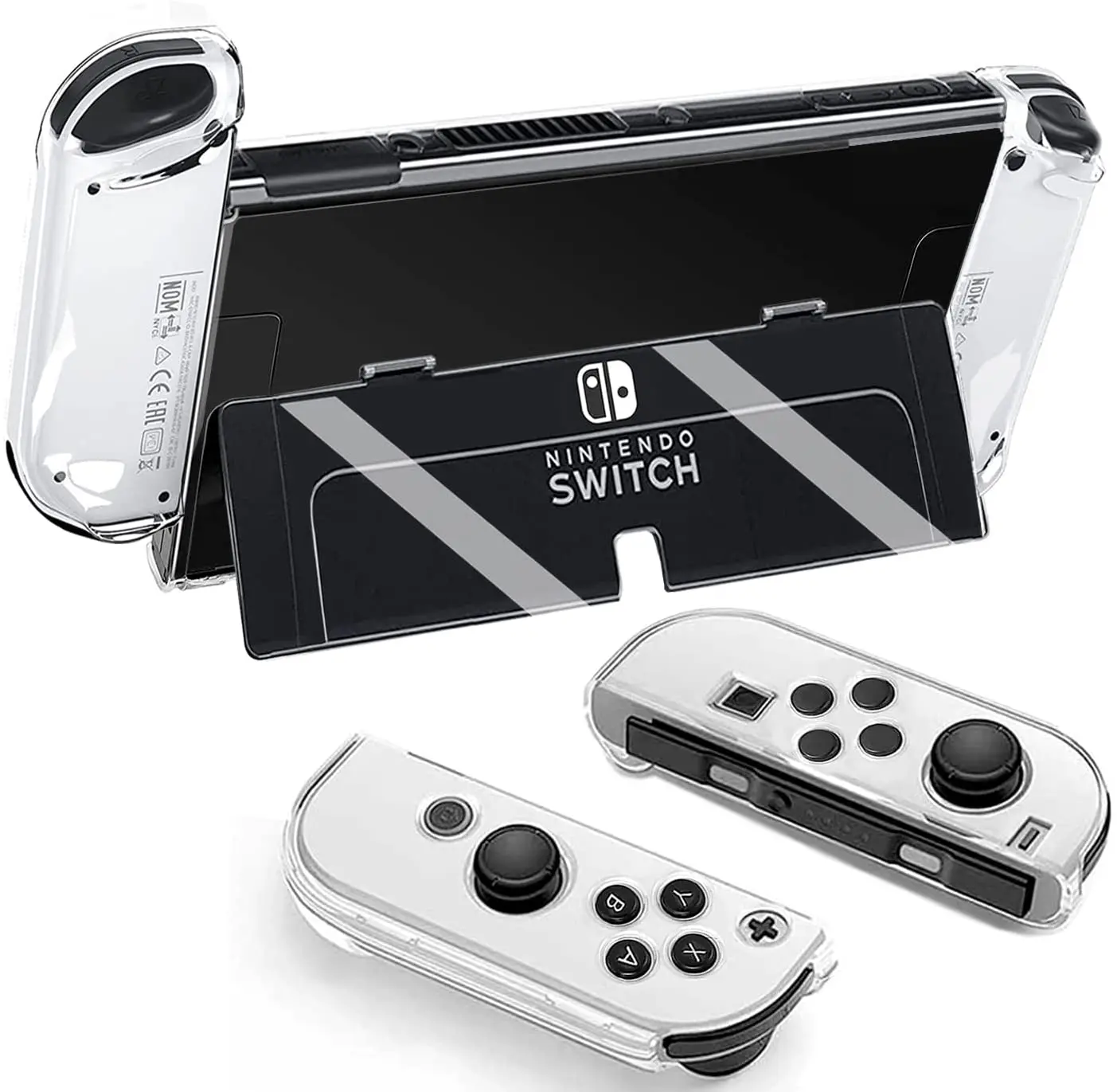 Clear Case Crystal Protect Shell for Nintendo Switch OLED Transparent ...