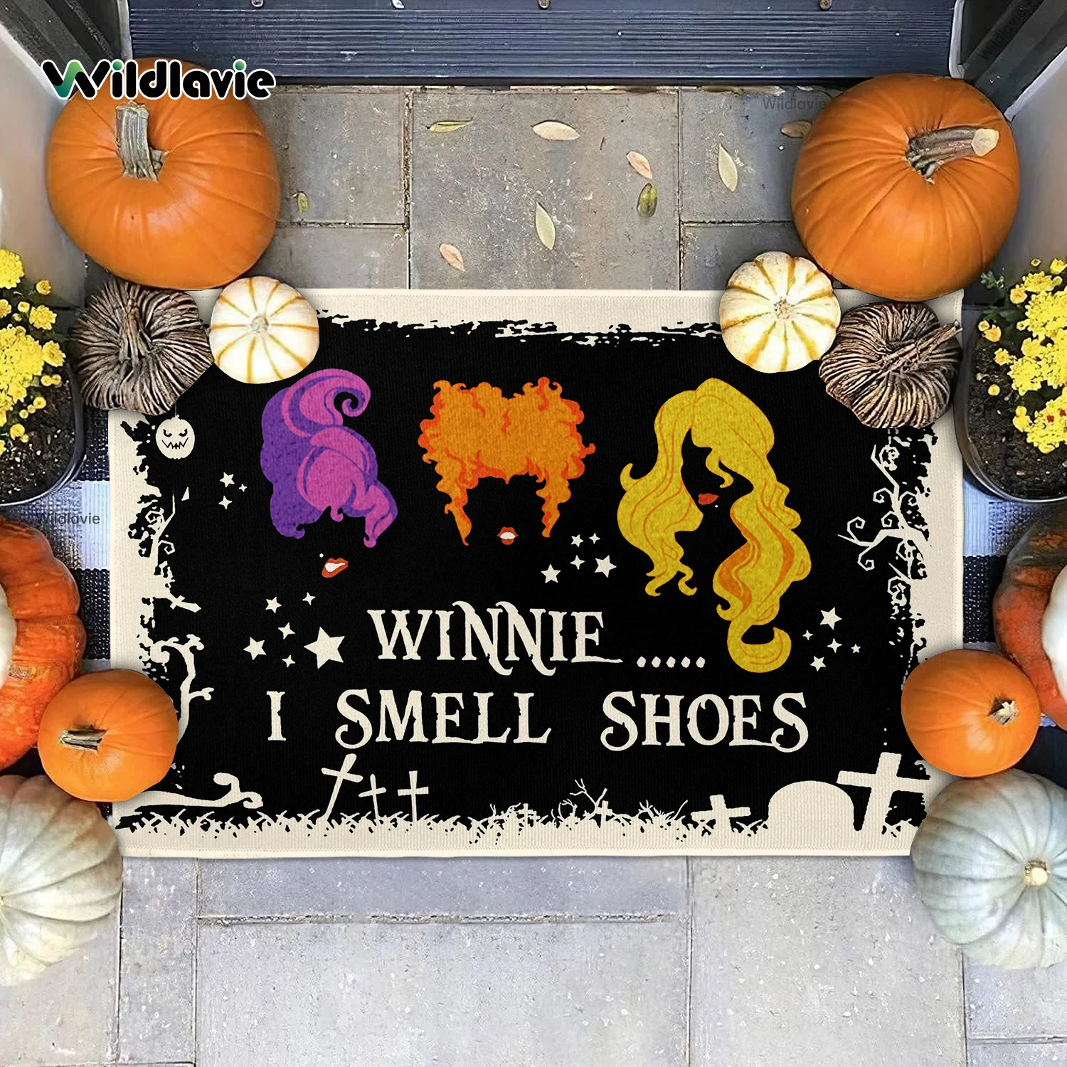 1pc-Hocus-Pocus-Winnie-I-Smell-Shoes-Doormat-Halloween-Decoration ...