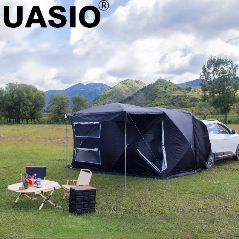 6-sided Tent Family Gathering Automatically Rainproof and Windproof ...