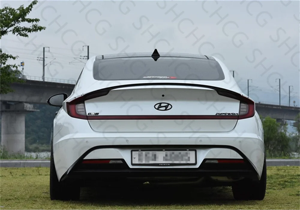 For Auto Spoiler Accessories Hyundai New Sonata Dn8 2019 2020 2021 Abs ...