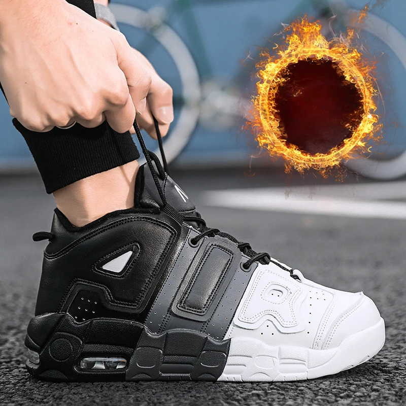 Winter Men Women Boots Warm Waterproof Snow Boots New Male Comfortable ...