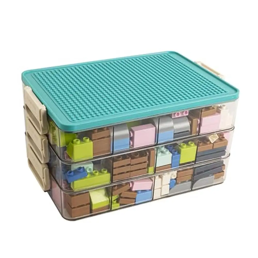 Toy-Organizer-Bin-Building-Block-Storage-Container-12-Compartments-24 ...