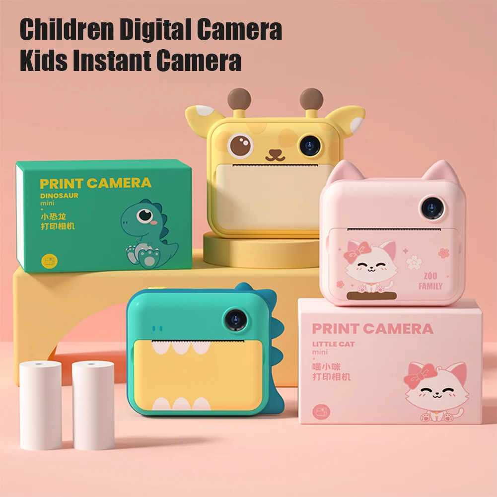 Cartoon-Children-Instant-Print-Camera-HD-1080P-Thermal-Printing-Camera ...