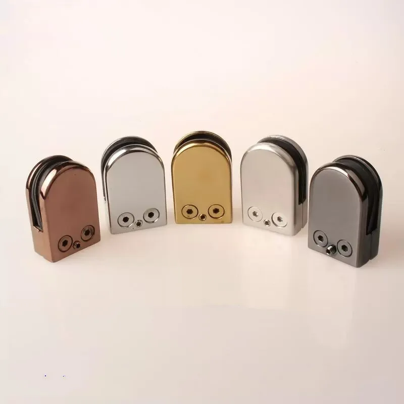 Non-opening-stainless-steel-screen-partition-glass-bracket-glass ...