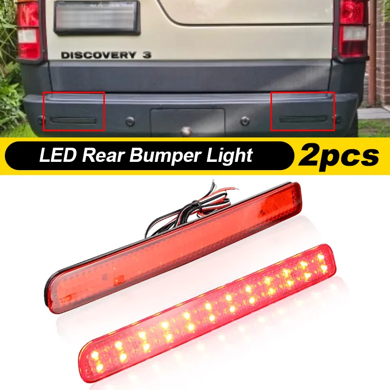 2Pcs-LED-Rear-Bumper-Reflector-Light-For-Land-Rover-Discovery-3-4-2005 ...