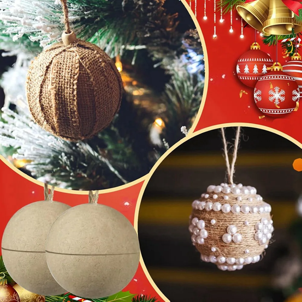 Paper Mache Christmas Balls – Crafting And Beyond