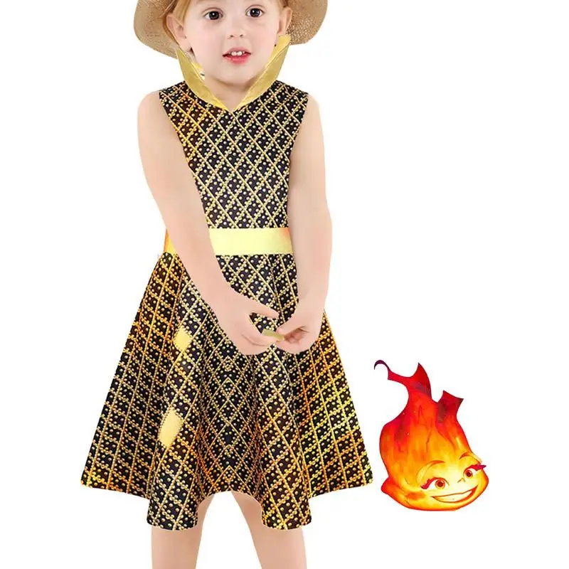 Fire Elemental Girl Costume