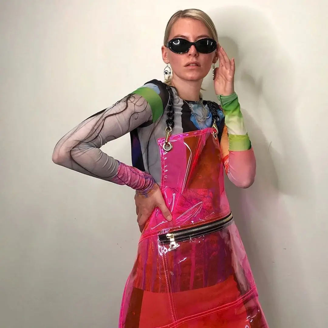 Clear-Transparent-Apron-House-Accessories-Waterproof-Home-Kitchen-Hair ...