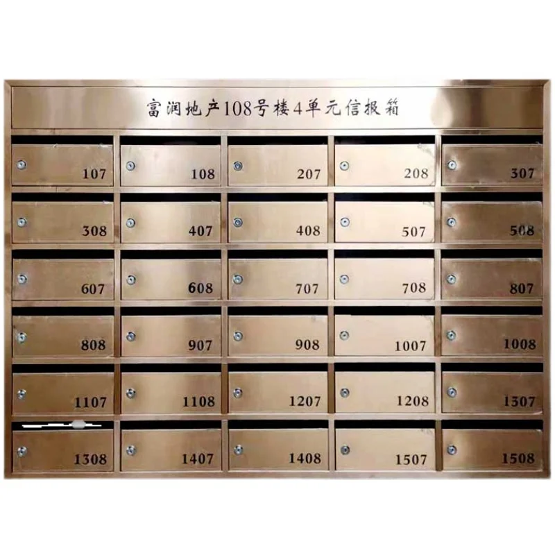 Customized Community Stainless Steel Multi-Door Letter Box - AliExpress