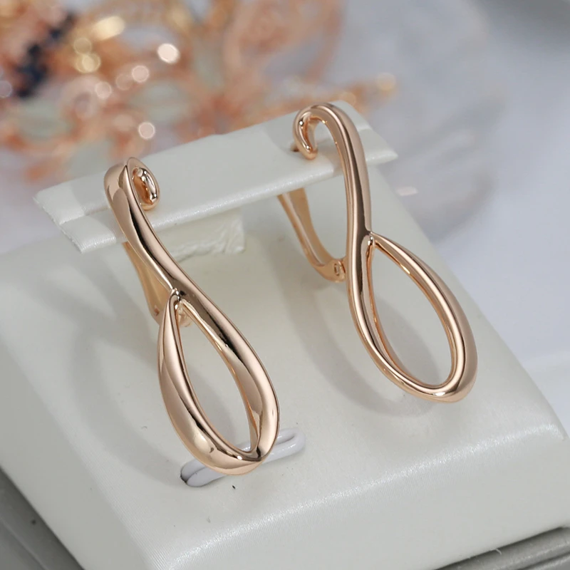 Gold Plated Earrings 585 | Gold Plated 585 Jewelry | Metal Drop ...
