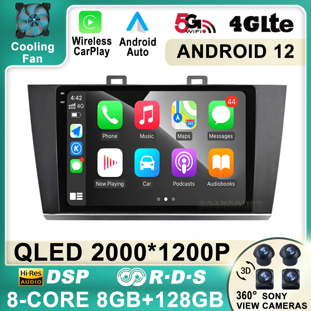 Carplay-Android-12-Car-Multimedia-Player-Radio-Stereo-For-Subaru ...
