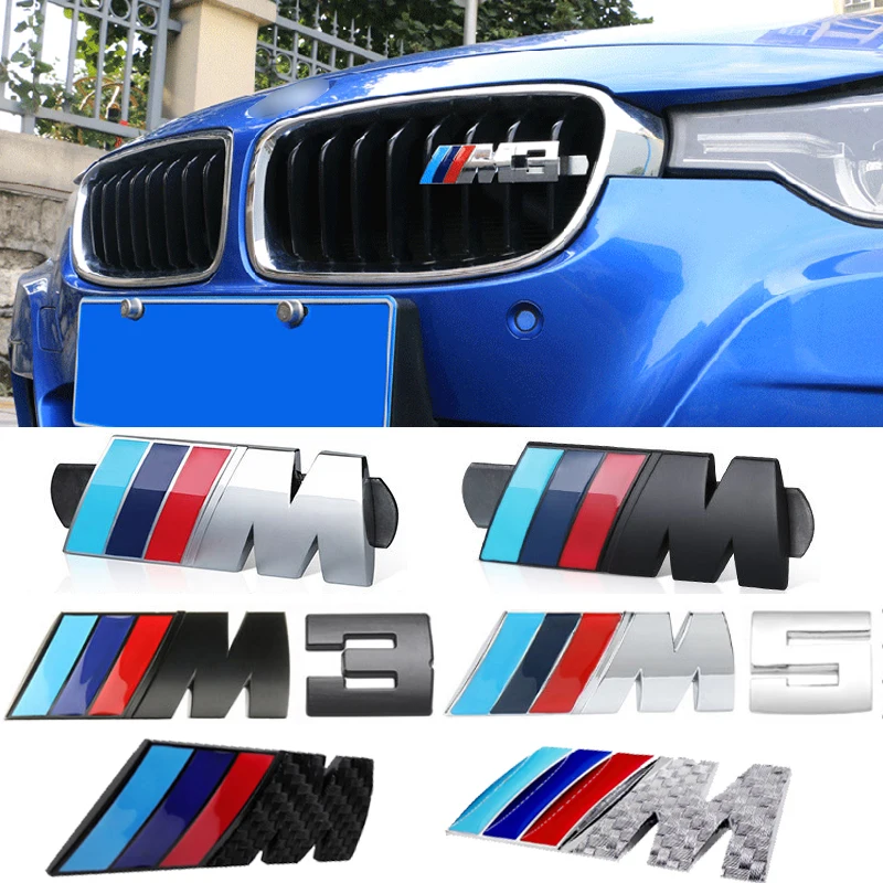 Car Badge Emblem Sticker For M M3 M5 G01 F20 G30 F30 F31 E36 E39 E87 ...