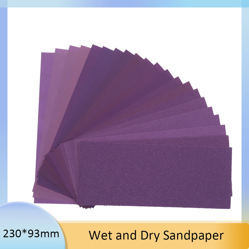 10-Pieces-Purple-Square-Sandpaper-230-93mm-Wet-and-Dry-Sanding-Paper ...