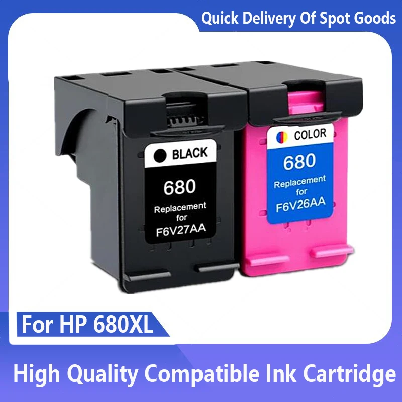 Compatible 680XL Ink Cartridge Replacement for HP 680 For HP680 for ...