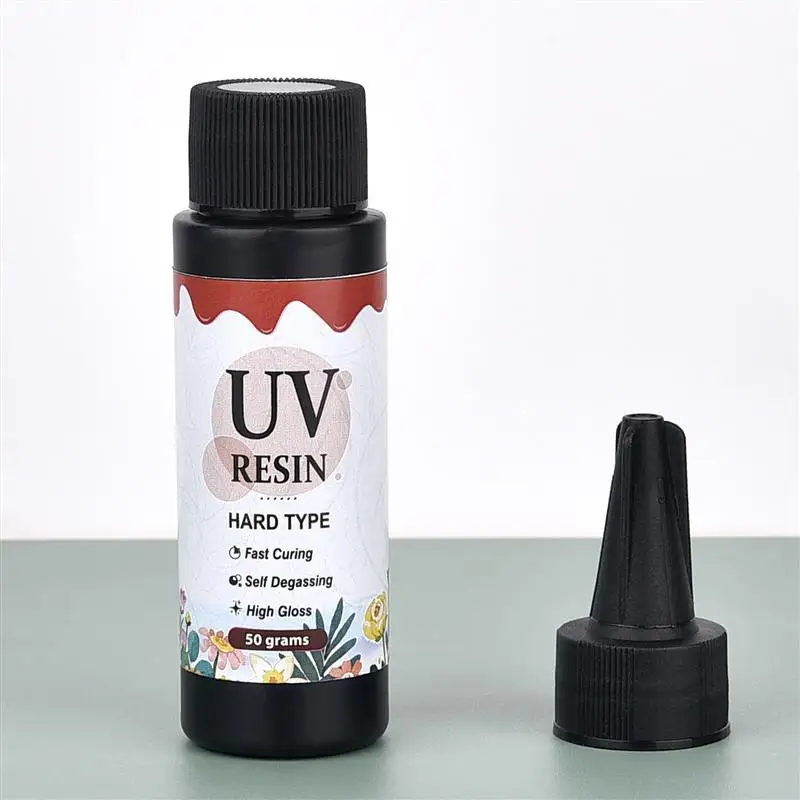 Pegamento-de-resina-epoxi-UV-pegamento-duro-de-10g-25g-50g-curado-ultravioleta-bricolaje ...