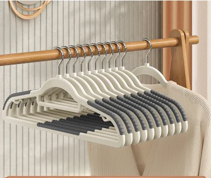 Premium-Velvet-Hangers-150-Pack-Non-Slip-Clothes-Hangers-Grey-Hangers ...