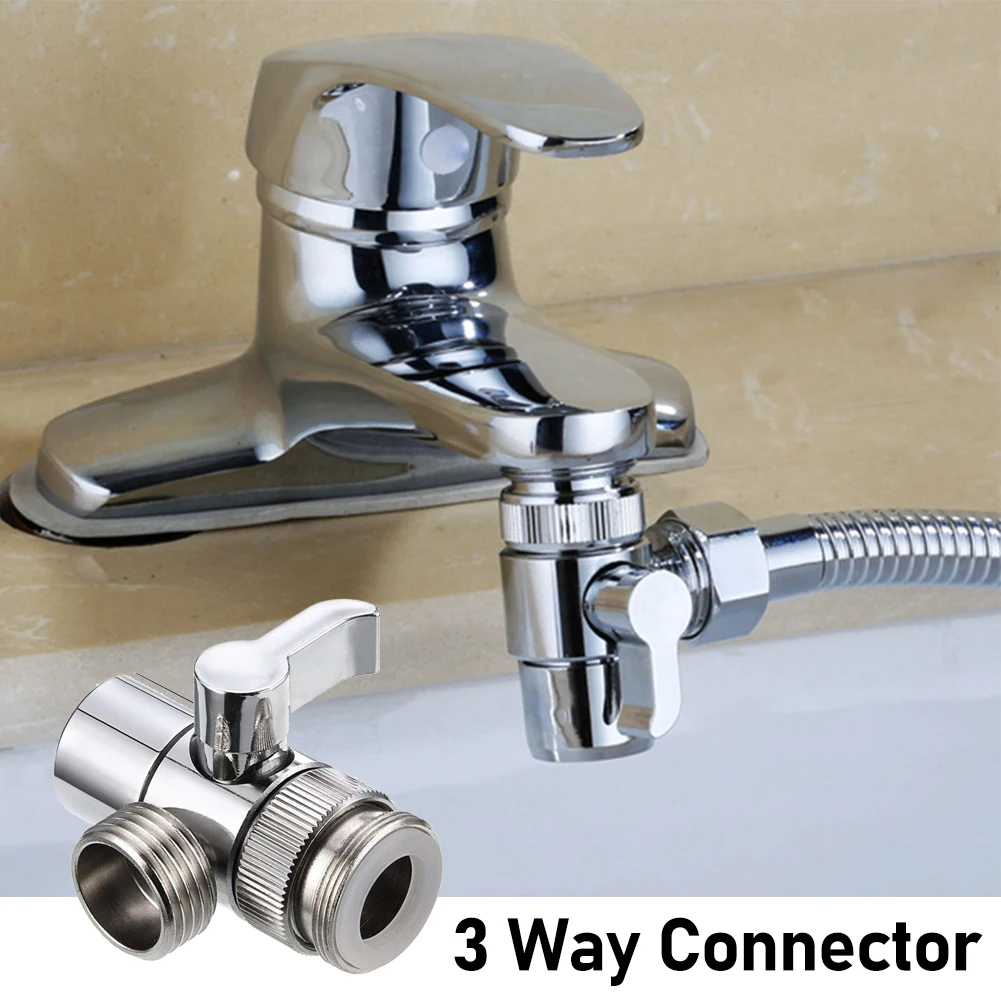3-Way-Water-Tap-Connector-Leak-Proof-Faucet-Diverter-Valve-Faucet ...