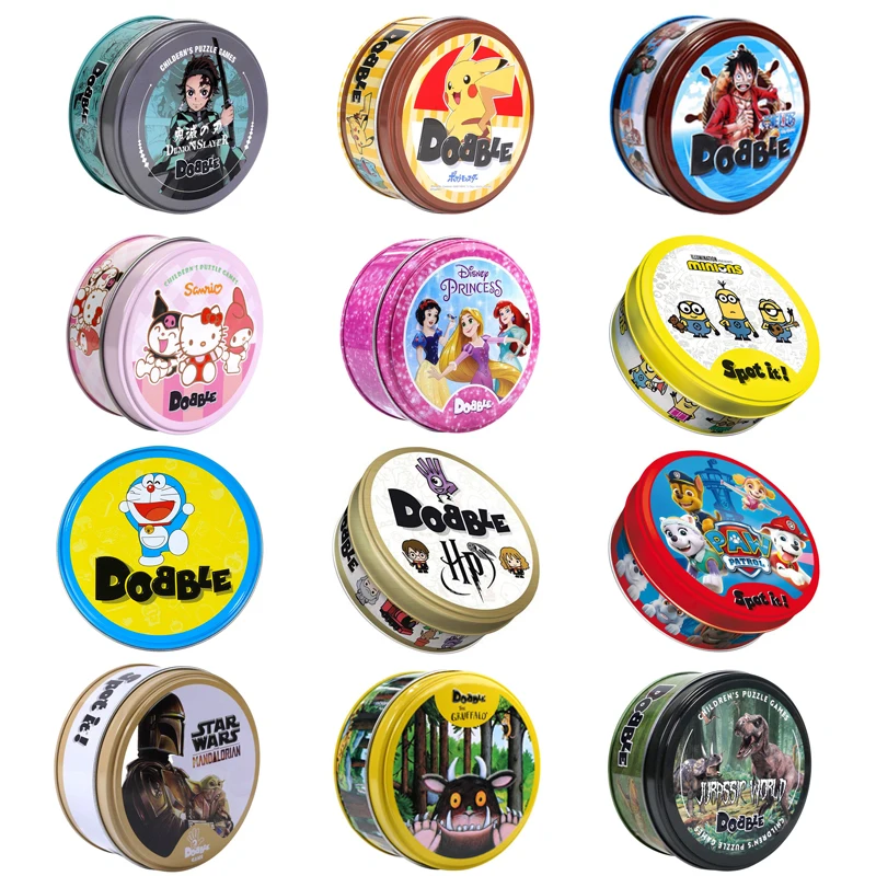 Pok-mon-Dobble-Cards-for-Kids-Pikachu-Spot-It-Game-com-Metal-Box-Family ...