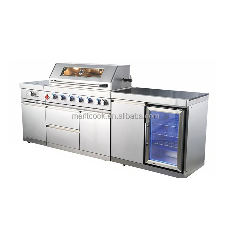 Juego-de-cocina-al-aire-libre-personalizado-6-quemadores-SS304-Gas ...