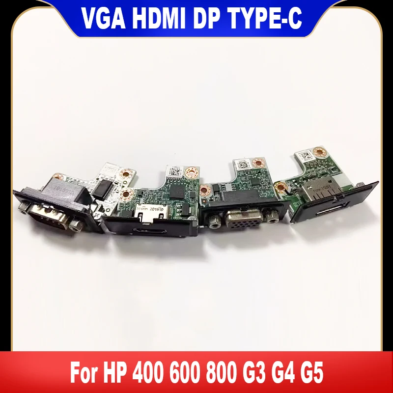 Computer VGA HDMI DP TYPE-C Board For HP 400 600 800 G3 G4 G5 DM SFF ...