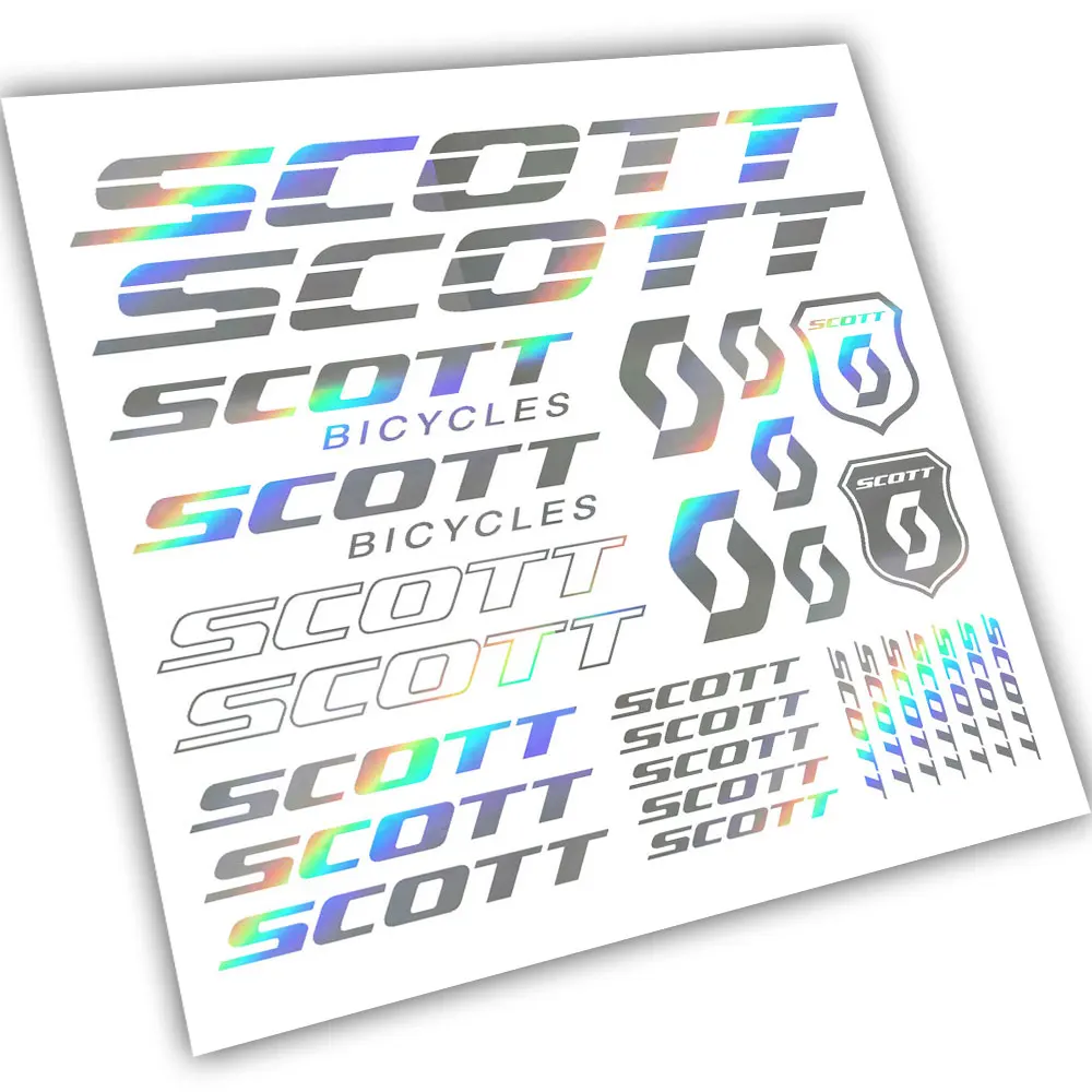 Die-cut For Scott Bike Bicycle Cycling Frame Decals Stickers Graphic ...
