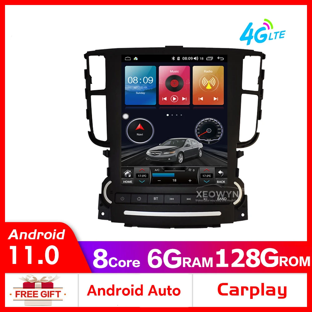 Android 10 Car Radio Stereo For Acura Tl 2004-2008 Gps Navigation Car Intelligent Sytem ...