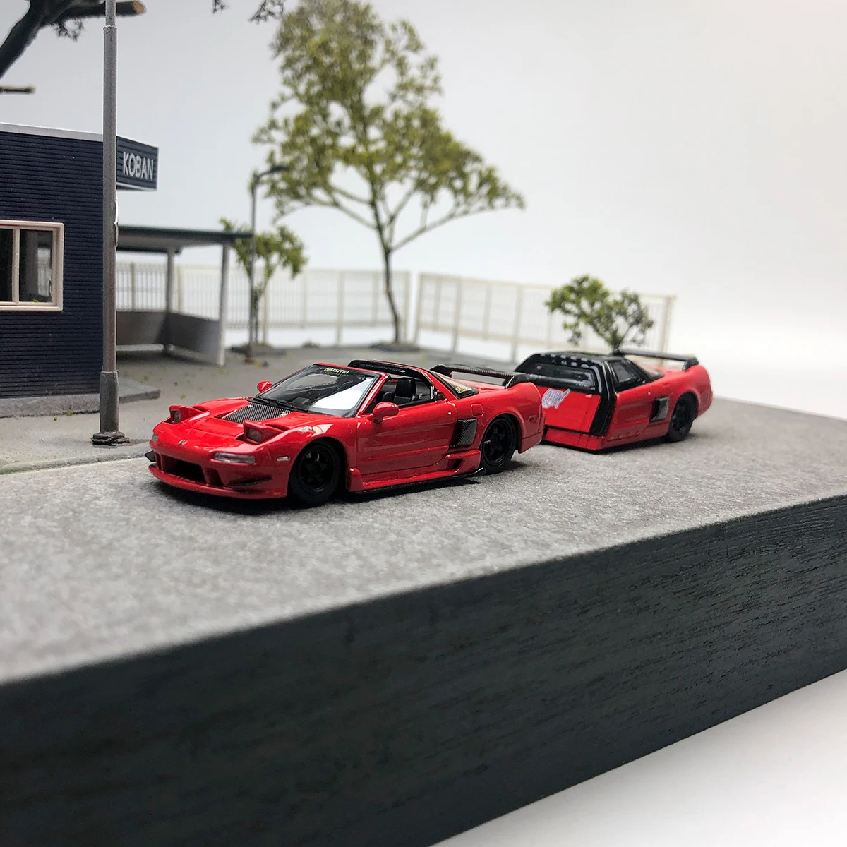 Die-casting 1:64 Scale Honda Nsx Tra Turnable Trailer Alloy Simulation ...