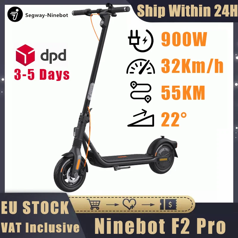 EU-STOCK-Ninebot-By-Segway-F2-Pro-Electric-Scooter-30km-h-Max-Speed ...