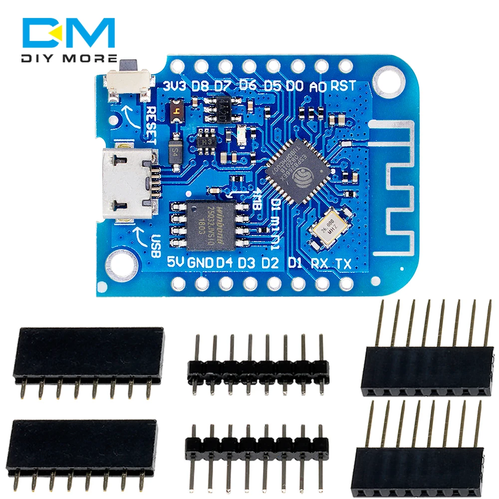 diymore-Wemos-D1-Mini-V3-0-0-WIFI-Internet-of-Things-Development-Board ...