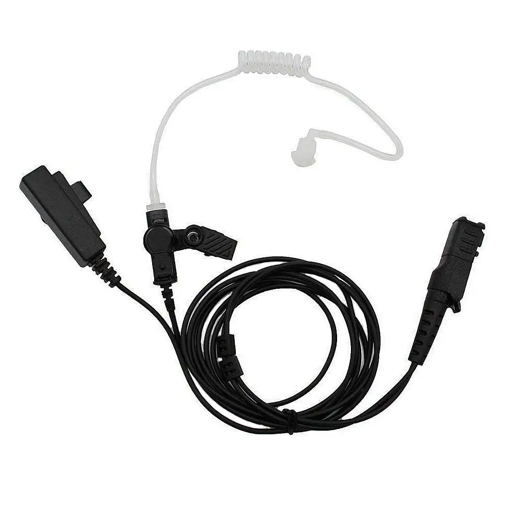 Security-Acoustic-Tube-Surveillance-Headphone-with-Mic-PTT-for-Motorola ...