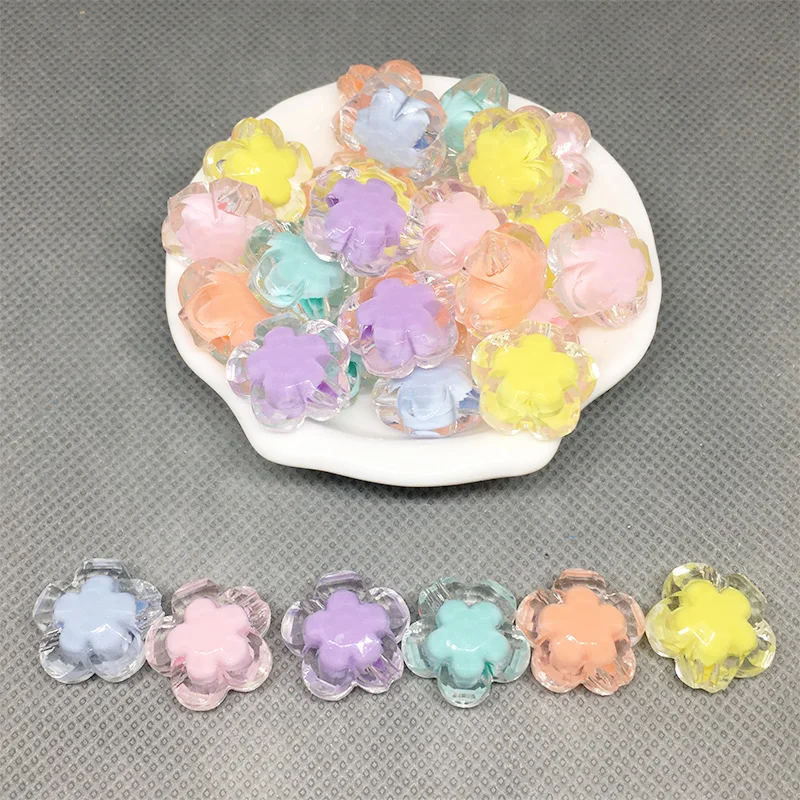 10pcs-lot-Flower-Beads-17mm-Transparent-Inner-Colorful-Beads-For ...