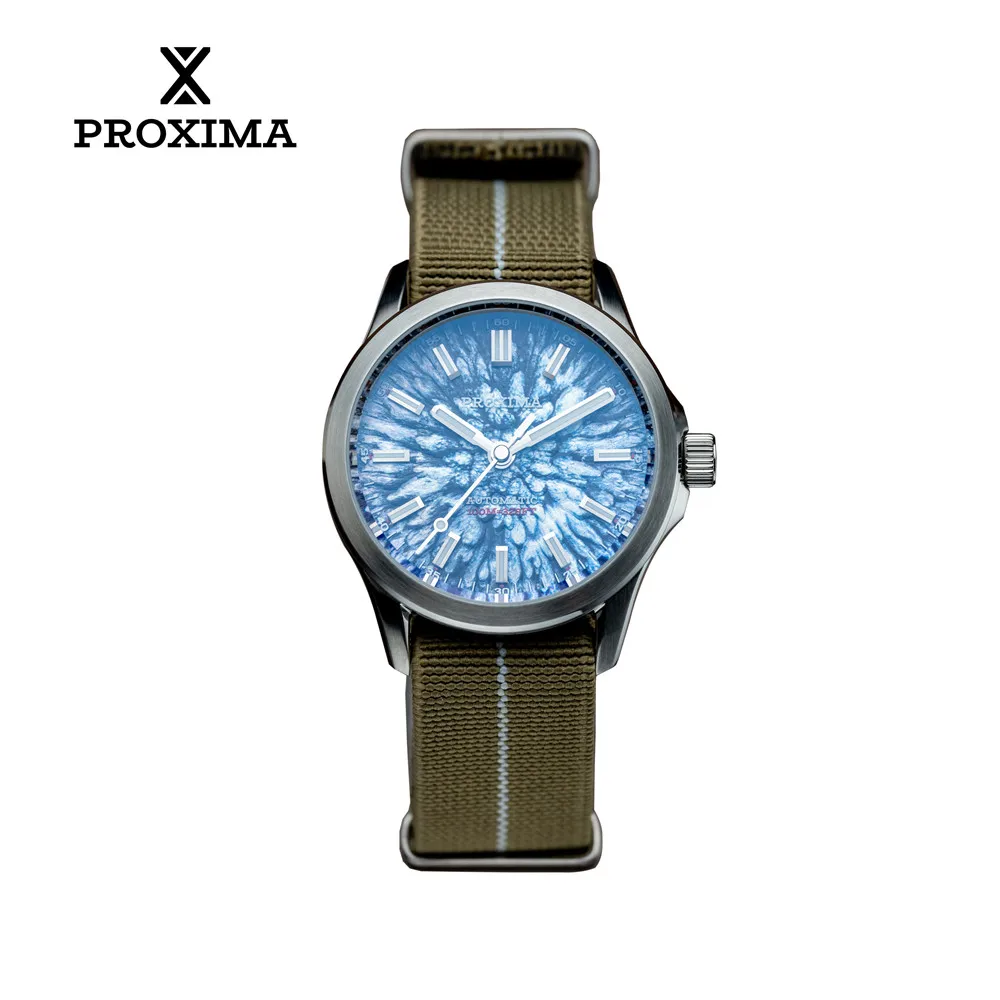 Proxima 2025 New Oil Pressure Dial Full Luminous 39mm Dive Watch Luxury ...