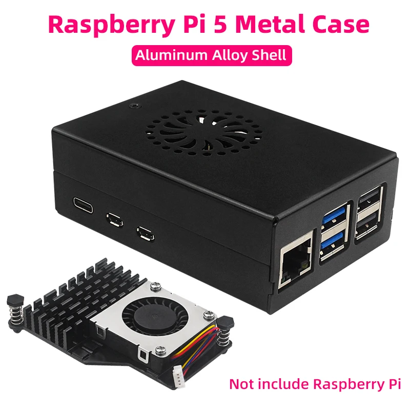 Carcasa-de-Metal-para-Raspberry-Pi-5-carcasa-de-aleaci-n-de-aluminio ...
