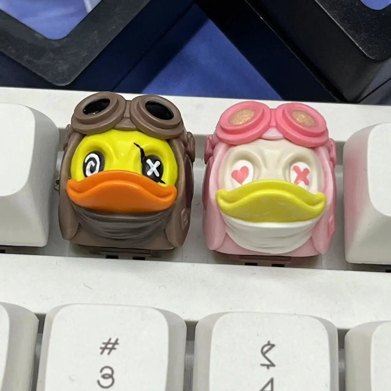 Travel Little Yellow Duck Keycat Handmade Resin Personalized R4 ...