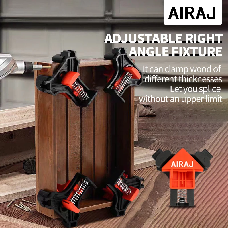12 pcs Right-Angle Fixture Set Adjustable Angle (0-90°), With Strong ...