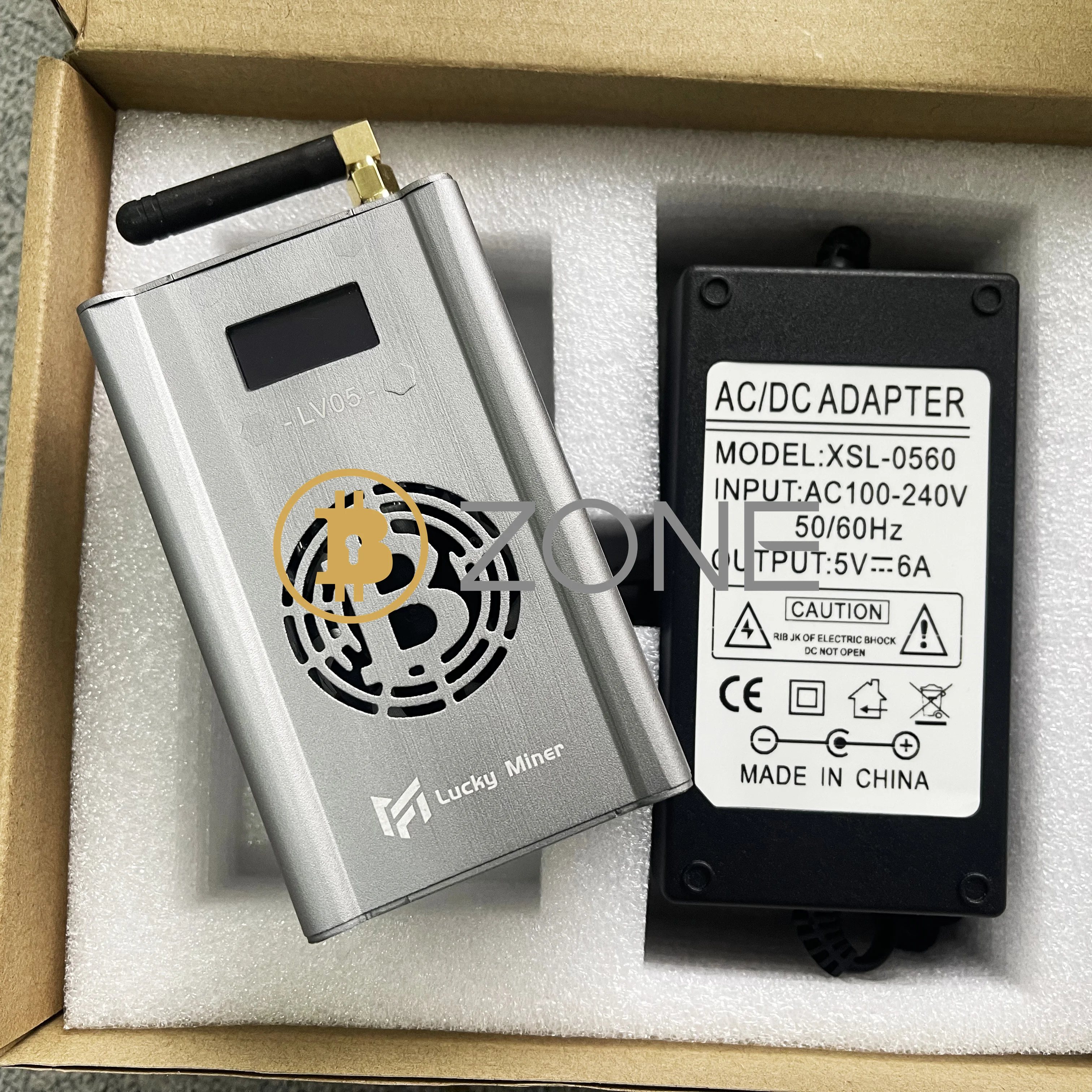 Silent-Bitcoin-Miner-Lucky-Miner-LV05-Hashrate-320g-s-Super-Mini-BTC ...