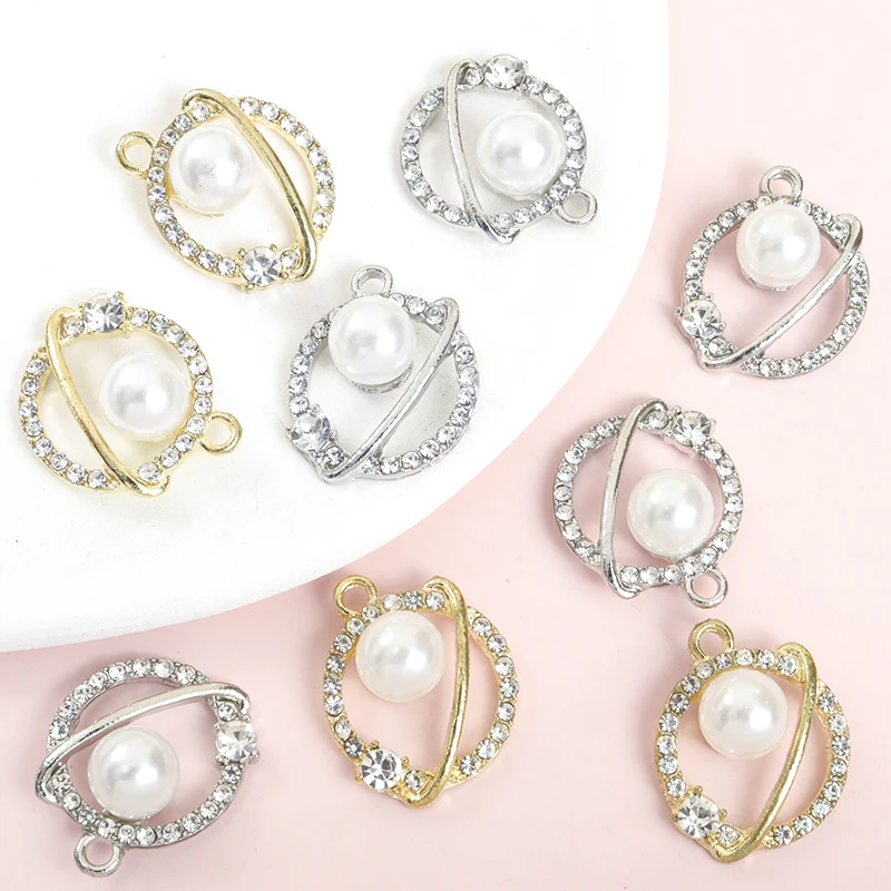 Planeta-estrela-encantos-com-strass-brilhantes-p-rola-decora-o-colar ...