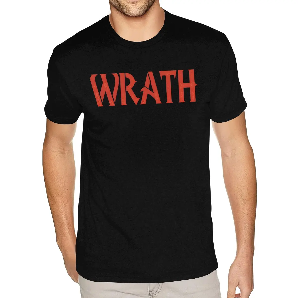 Short Sleeves Crew Neck Pure Cotton Wrath Natural Selection T Shirt Boy ...