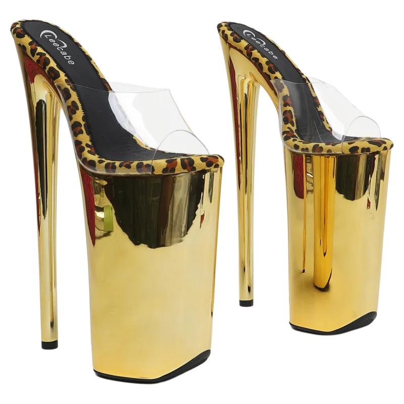 Leecabe 26CM/10inches Clear PVC upper High Heel platform sexy exotic ...