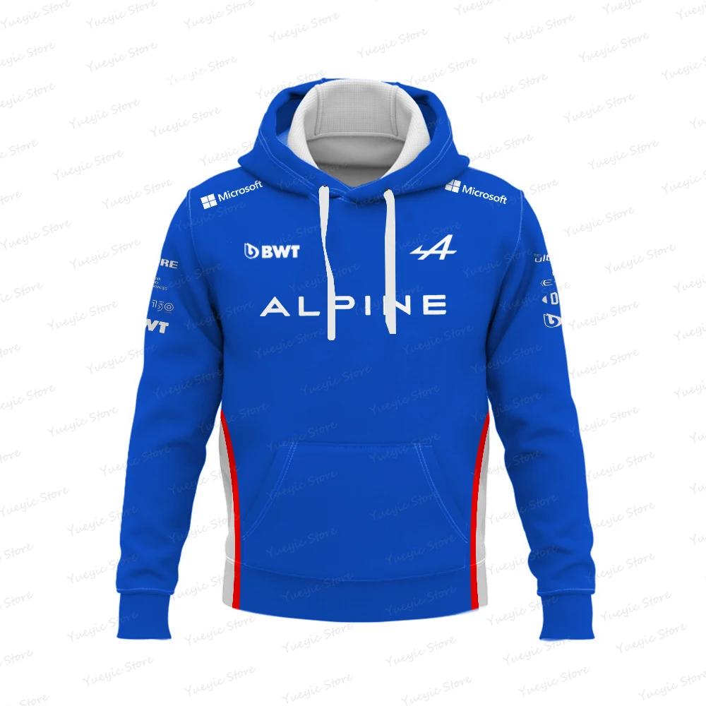 Alpine Team Sudadera con capucha de Fórmula 1 para hombre, chaqueta con ...
