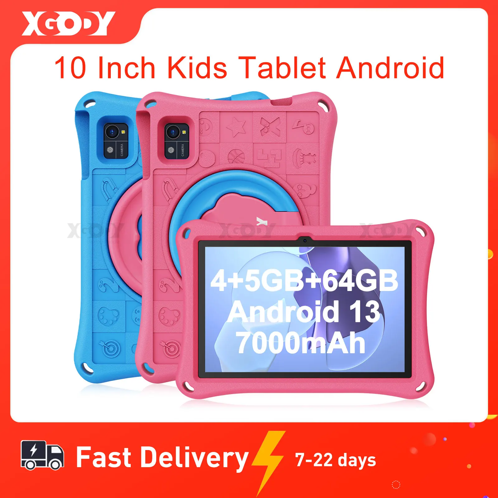 XGODY-WiFi-Tablet-Android-Pc-10-1-Inch-Kids-Learning-Education-Tablets ...