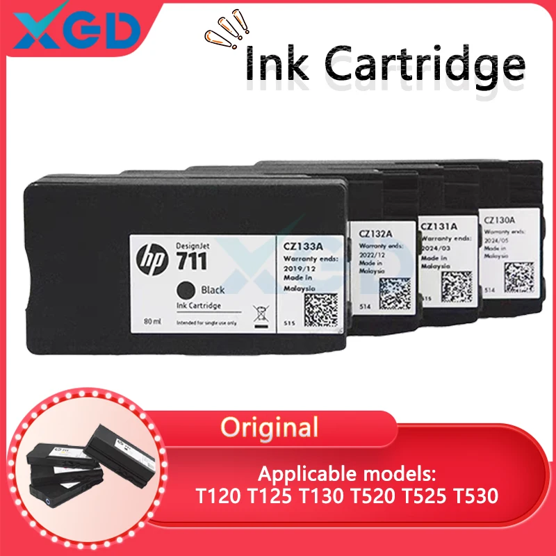 Ink-Cartridge-For-HP-711XL-711-HP711-For-HP-DesignJet-T120-T125-T130 ...