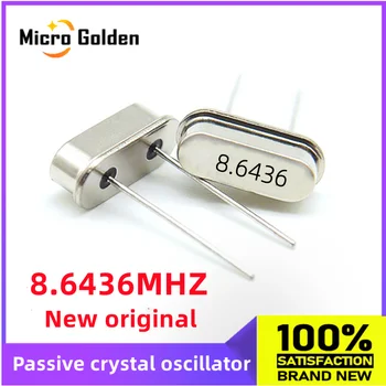 (10pcs) 8.6436MHZ 8.6436M Passive Crystal Oscillator HC-49S DIP2 Quartz Crystal Resonator New ...