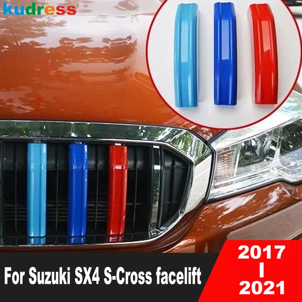 For Suzuki Sx4 S-cross Facelift Abs Front Center Grille Grill Cover ...