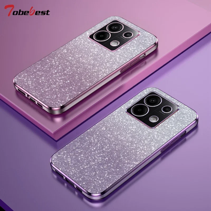 Shiny-Glitter-Plating-Silicone-Case-for-Xiaomi-Redmi-Note-13-Pro-Plus ...