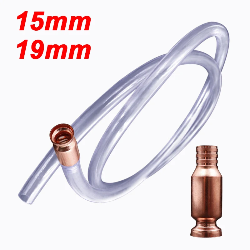 1 Pcs Copper Siphon Filler Pipe Manual Pumping Oil Pipe Fittings Siphon ...